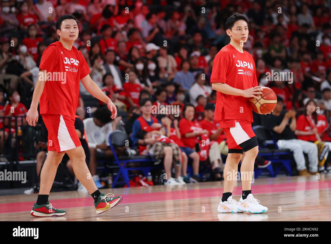 Tokyo, Japan. 15th Aug, 2023. (L to R) Keisei Tominaga, Yuki Kawamura ...