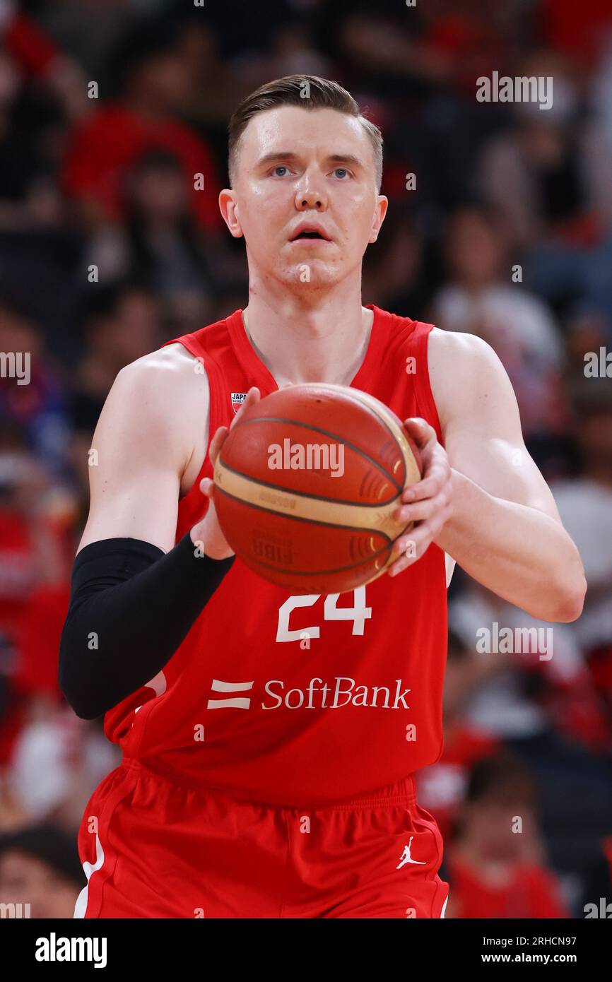 Tokyo, Japan. 15th Aug, 2023. Josh Hawkinson (JPN) Basketball ...