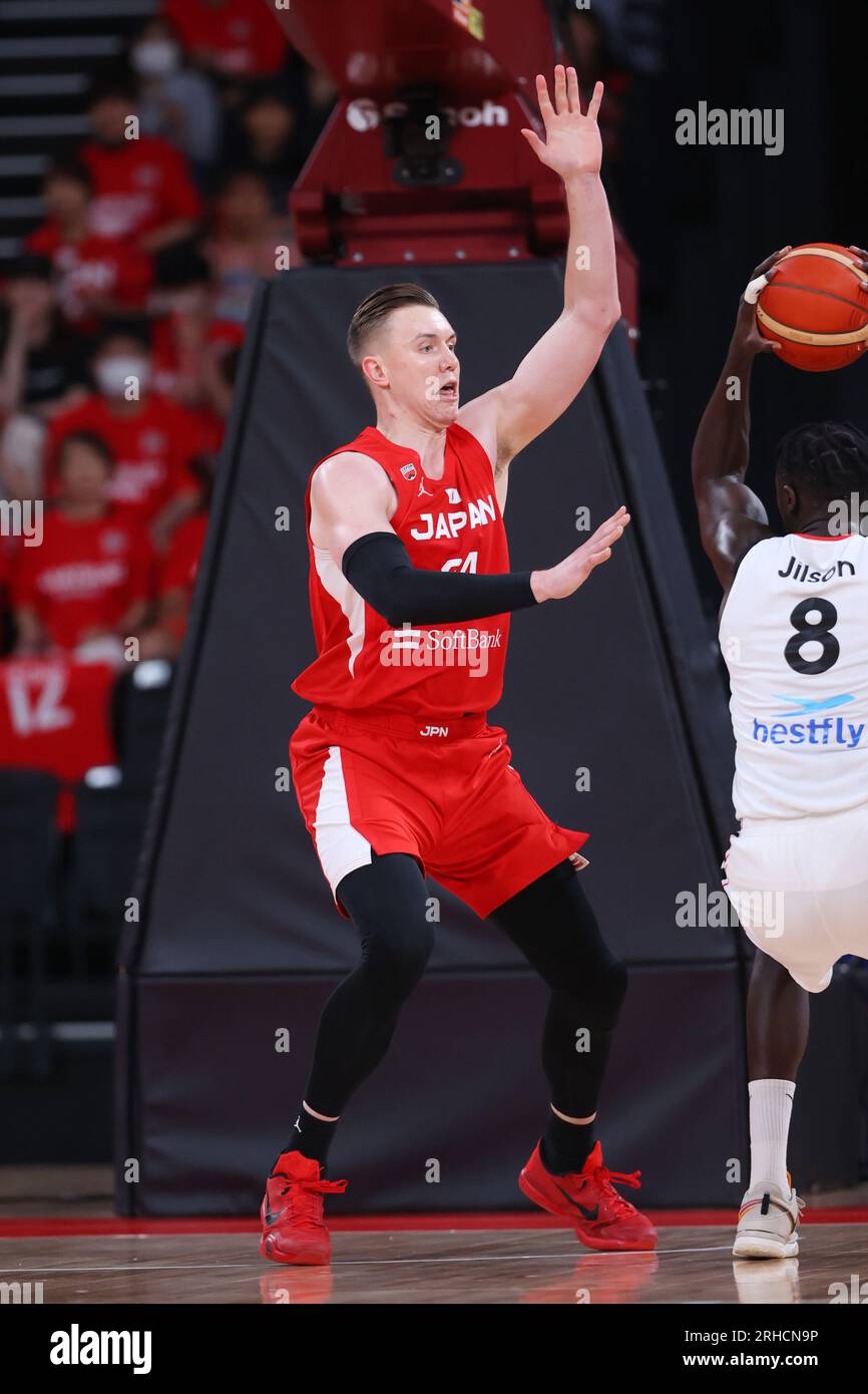 Tokyo, Japan. 15th Aug, 2023. Josh Hawkinson (JPN) Basketball ...