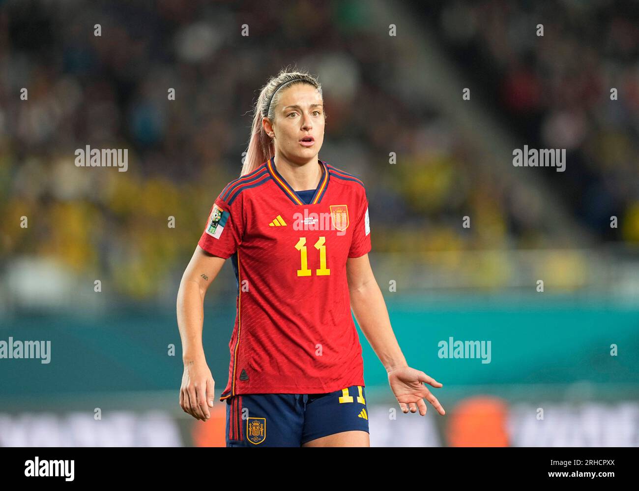 August 15 2023: Alexia Putellas (Spain) looks on during a game, at ...