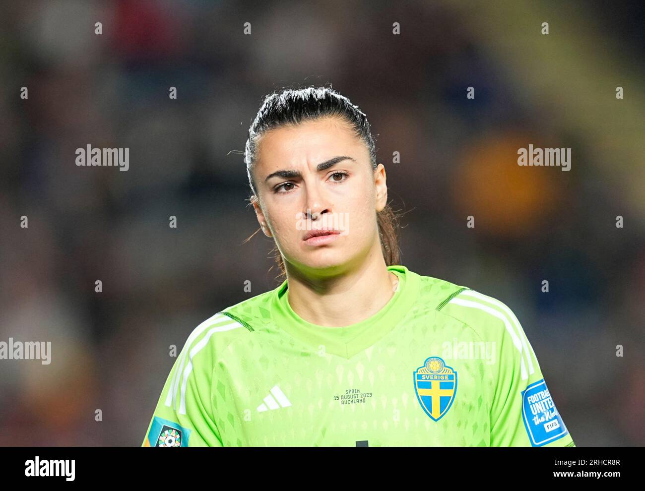August 15 2023: Zecira Musovic (Sweden) looks on during a game, at ...