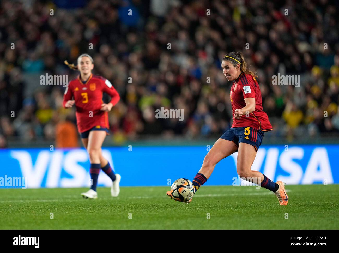 August 15 2023: Mariona Caldentey (Spain) controls the ball during a ...