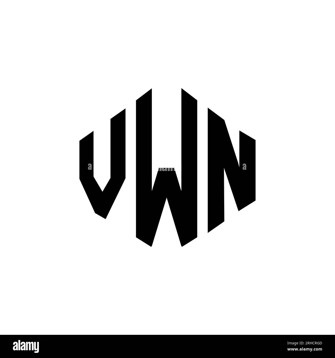 Vwn logo design hi-res stock photography and images - Alamy