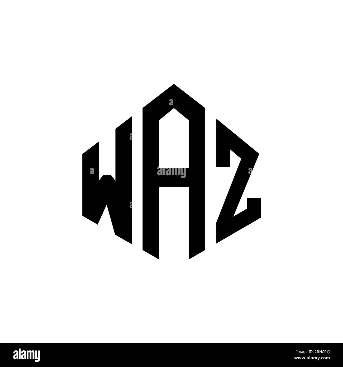 Waz logo design hi-res stock photography and images - Alamy