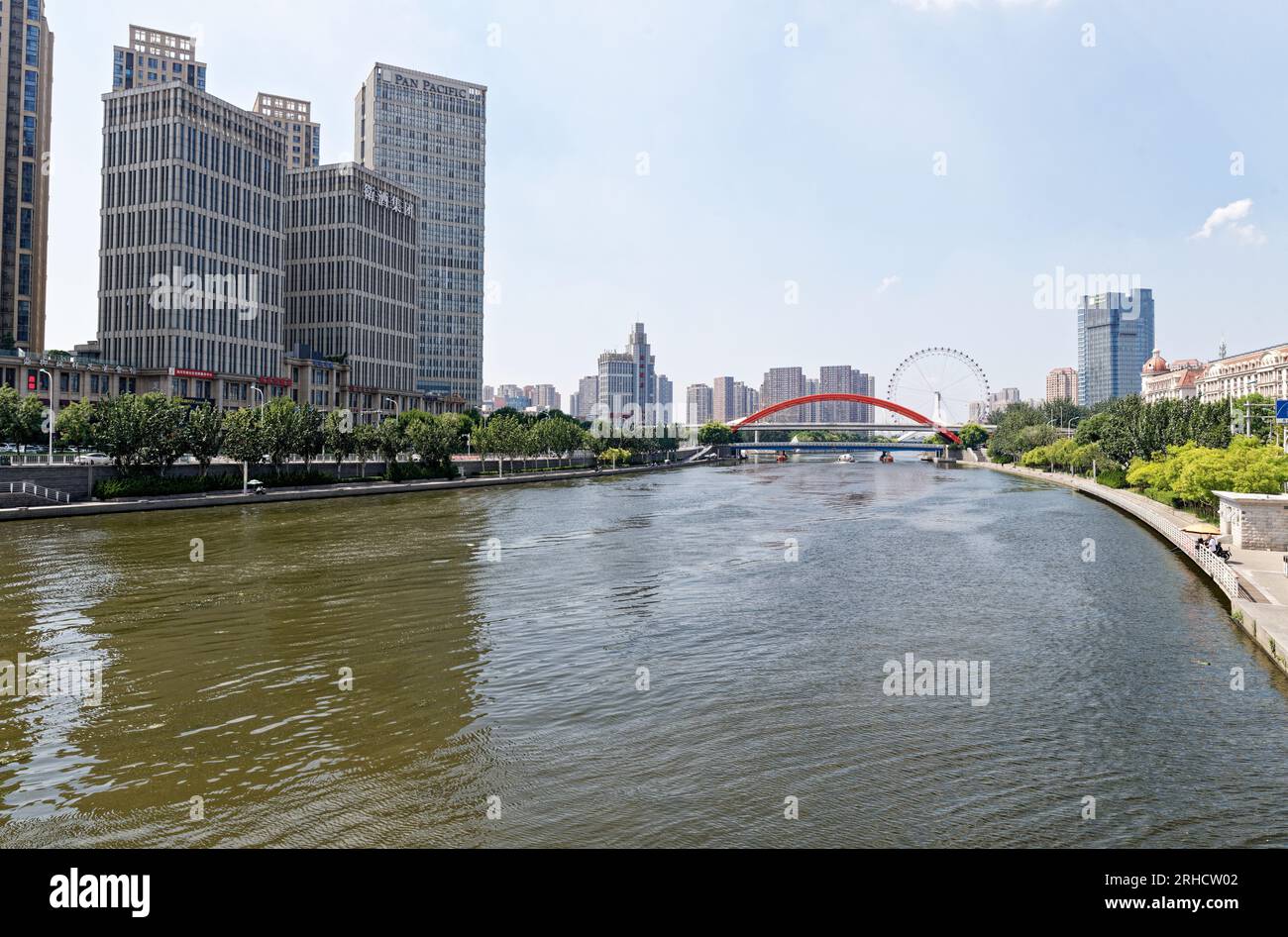 Tianjin china ferris wheel hi-res stock photography and images - Alamy