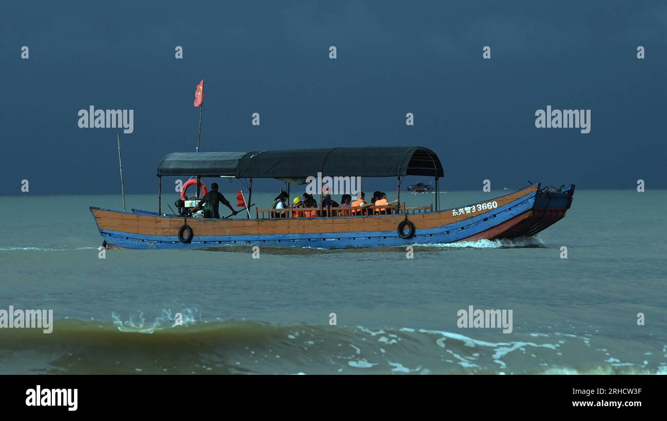 Dongxing, China's Guangxi Zhuang Autonomous Region. 15th Aug, 2023. A ...