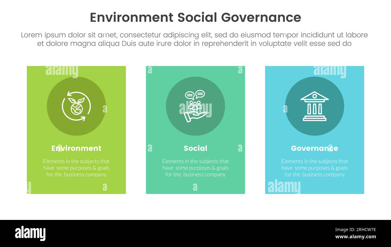 Esg infographics hi-res stock photography and images - Alamy