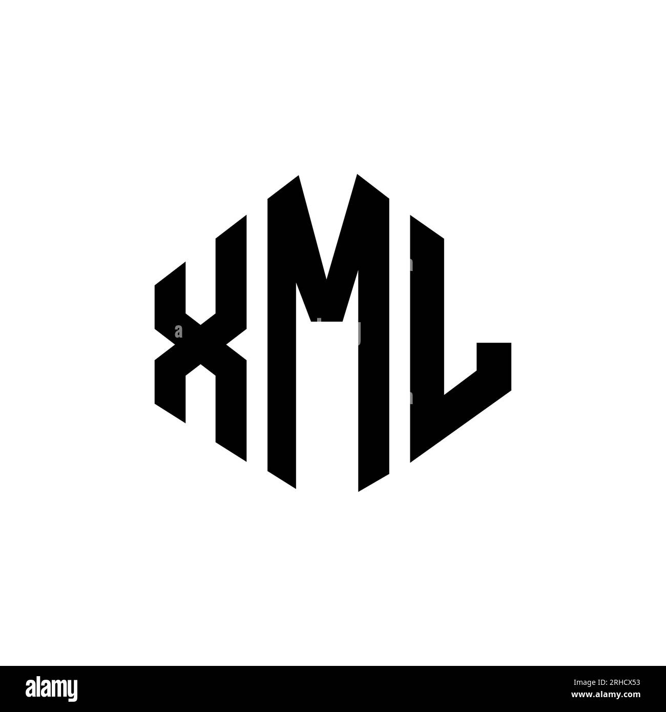 Xml Letter Logo Design With Polygon Shape Xml Polygon And Cube Shape 6468