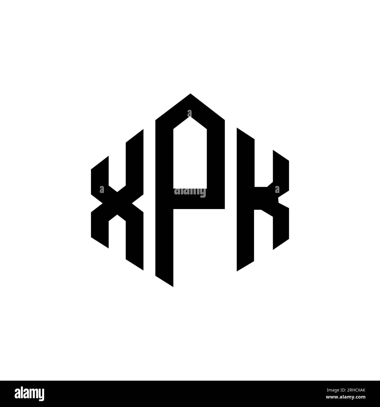 Xpk hexagon Stock Vector Images - Alamy