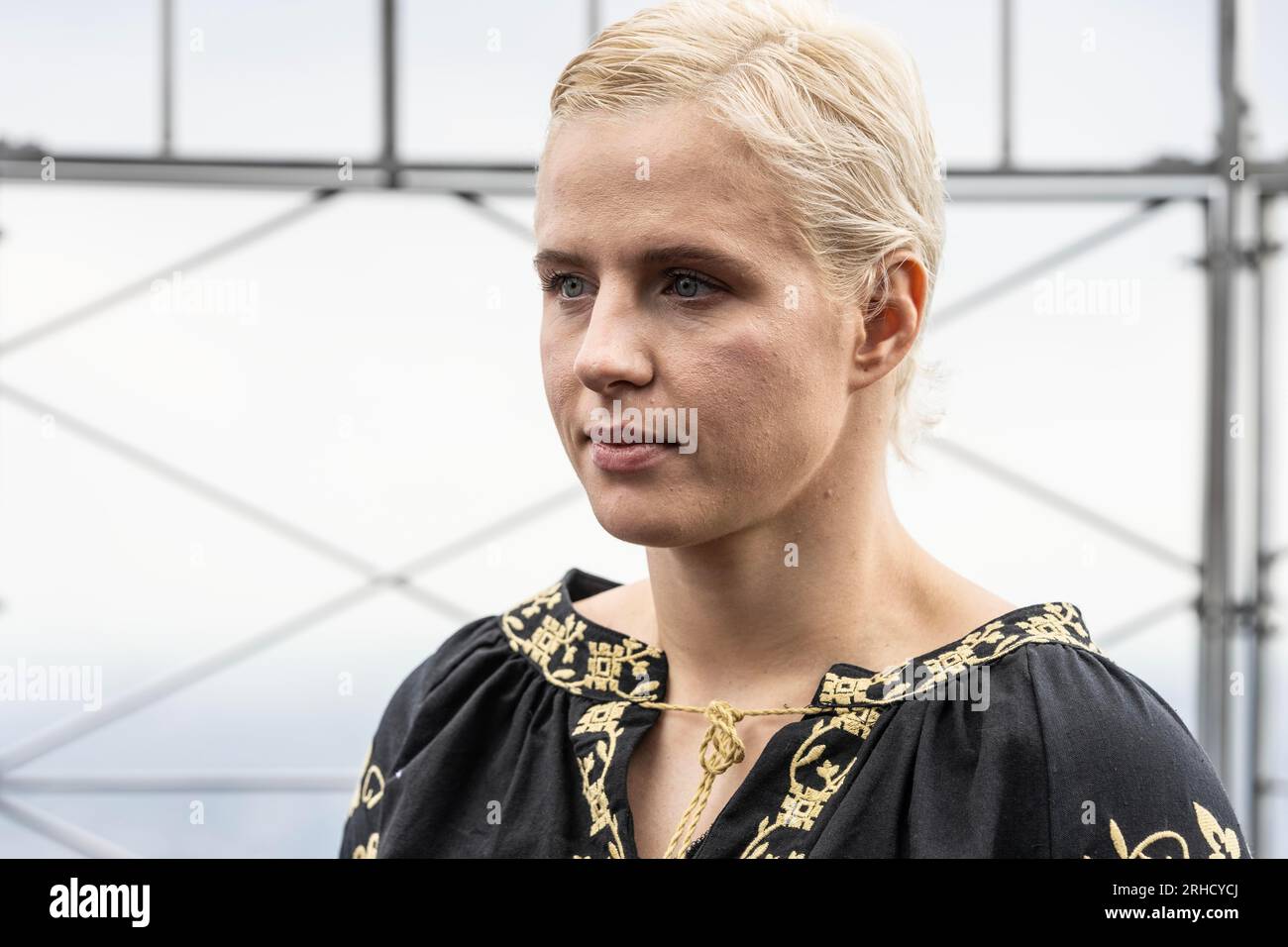 New York, New York, USA. 15th Aug, 2023. PFL fighter Olena Kolesnyk ...