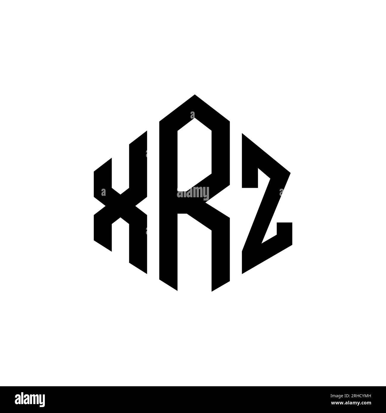 Xrz logo design hi-res stock photography and images - Alamy