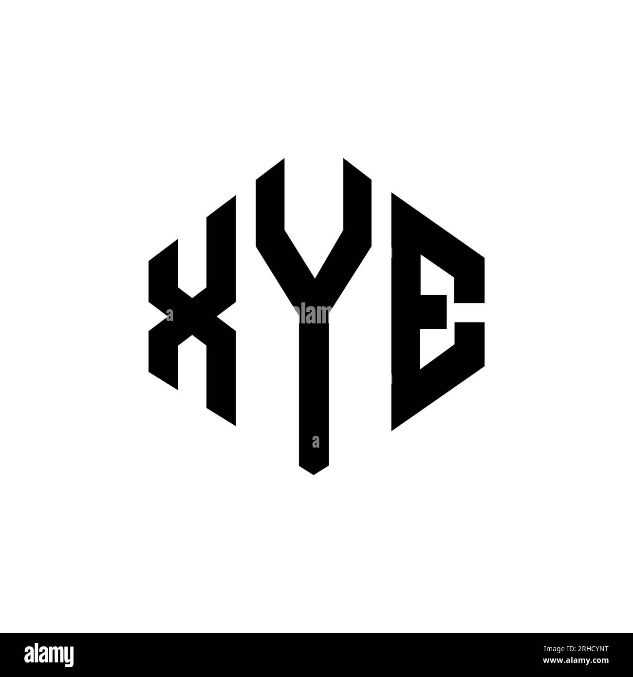 Xye hexagon Stock Vector Images - Alamy