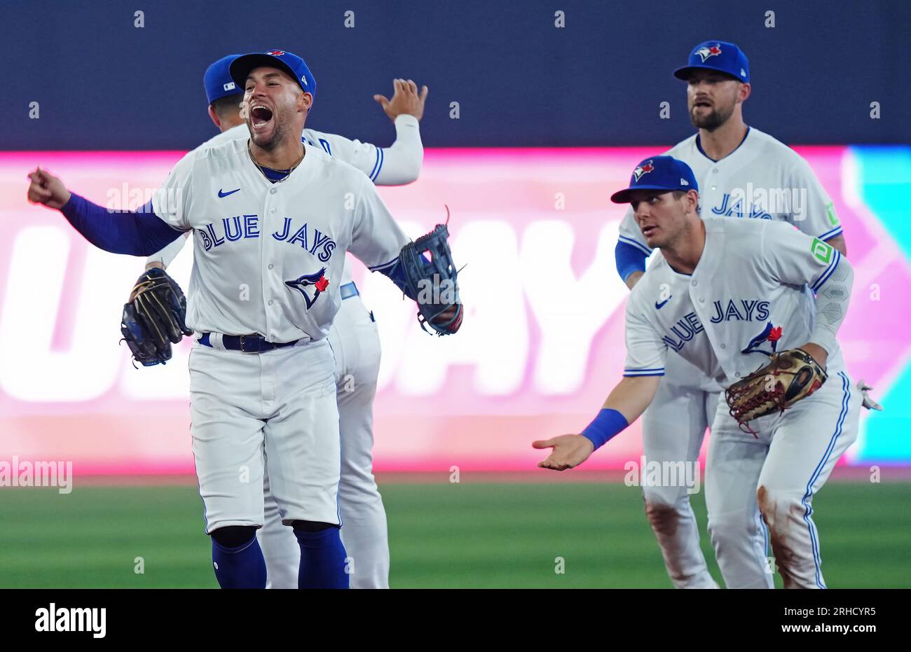 Toronto, Canada. 15th Aug, 2023. Toronto Blue Jays' George Springer ...