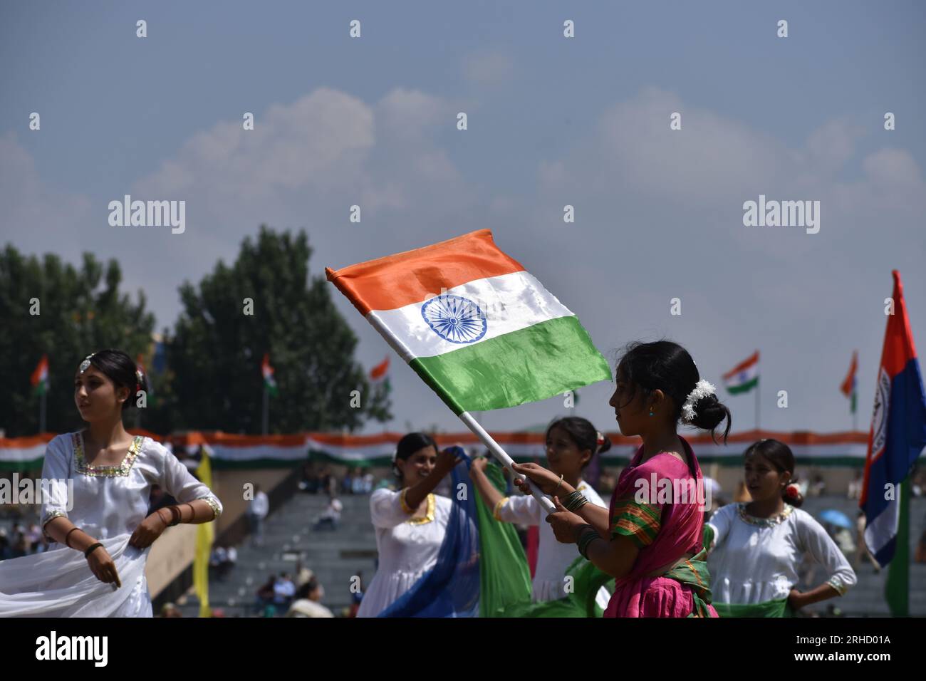 Non Exclusive: August 15, 2023, Srinagar, India: 77th Independence Day ...