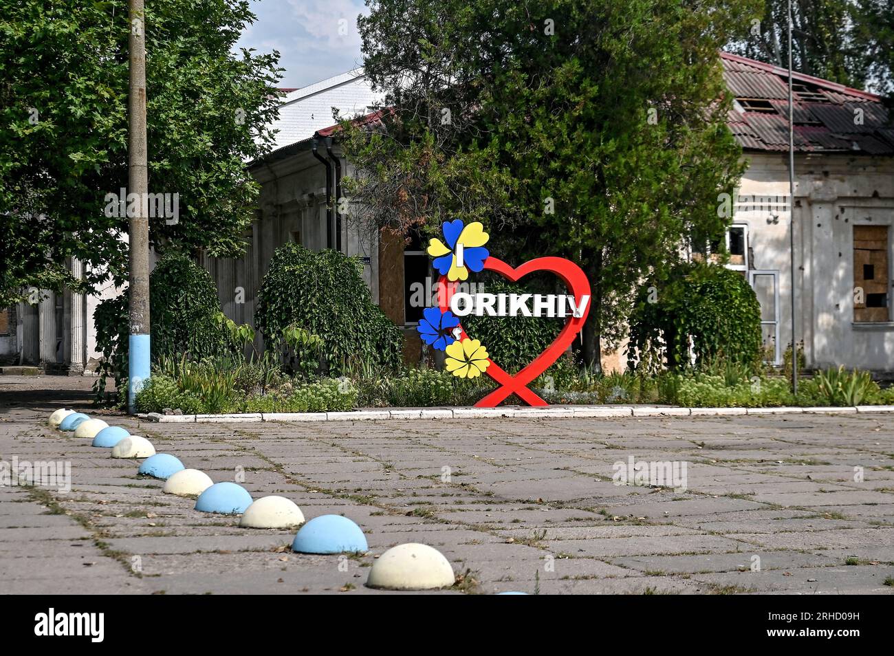 Non Exclusive: ORIKHIV, UKRAINE - AUGUST 10, 2023 - A patriotic ...