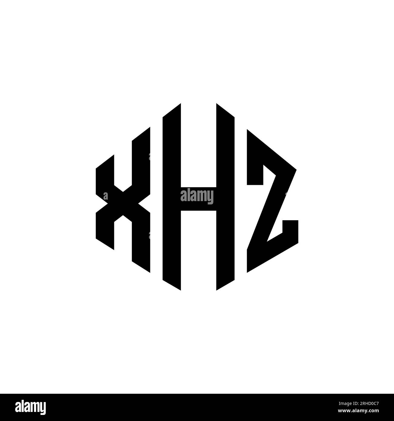 Xhz logo design hi-res stock photography and images - Alamy