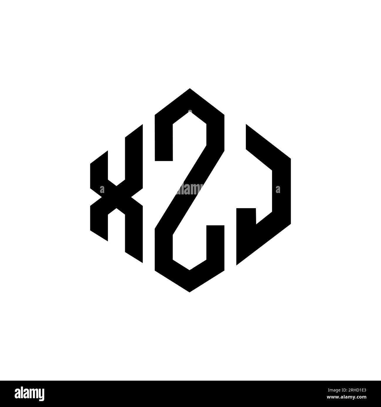 Xzj logo design hi-res stock photography and images - Alamy