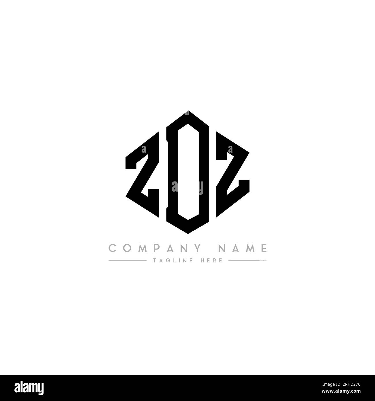 Zdz logo design hi-res stock photography and images - Alamy