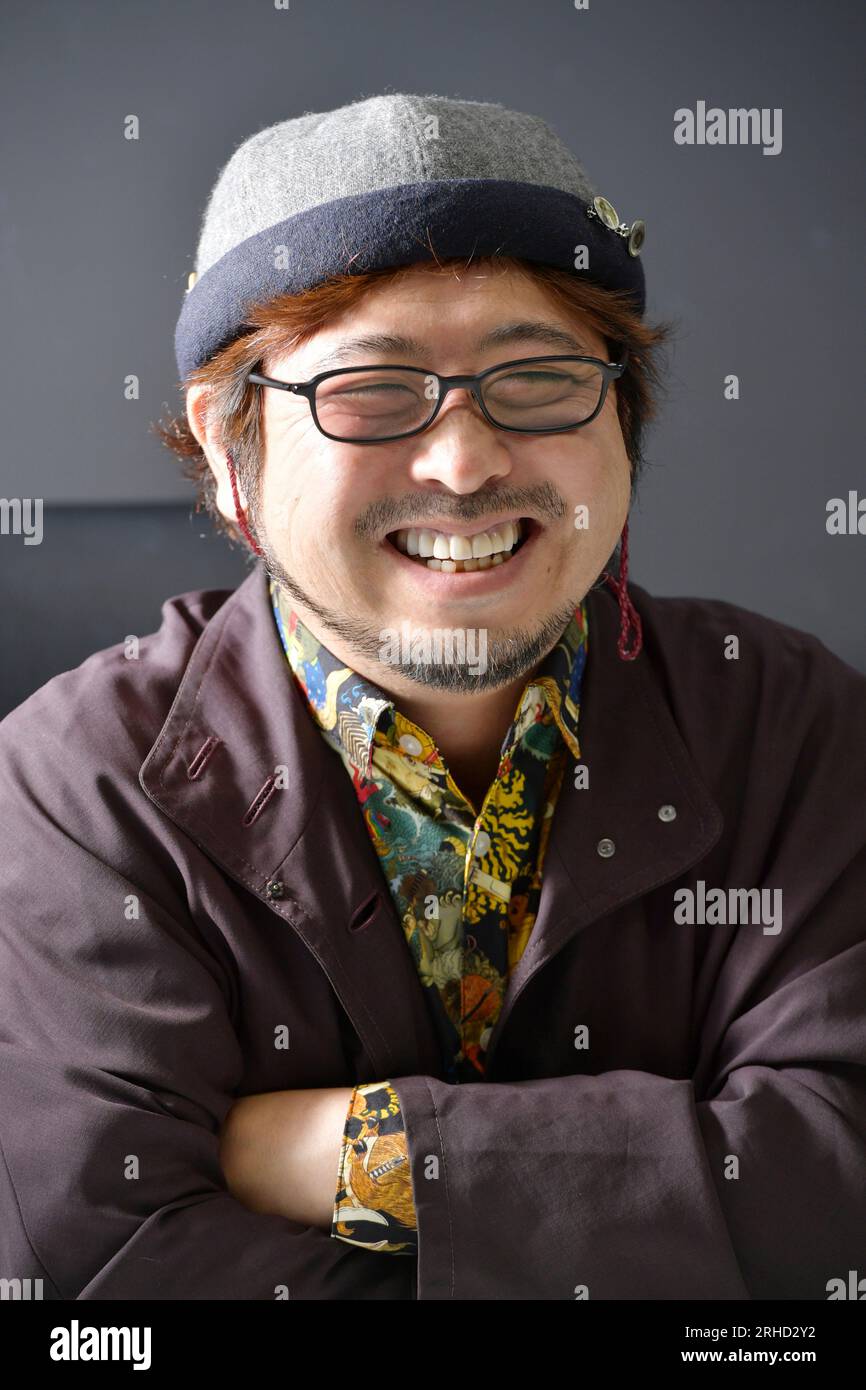 Japanese filmmaker Takashi Suzuki attends an interview in Tokyo on Aug ...