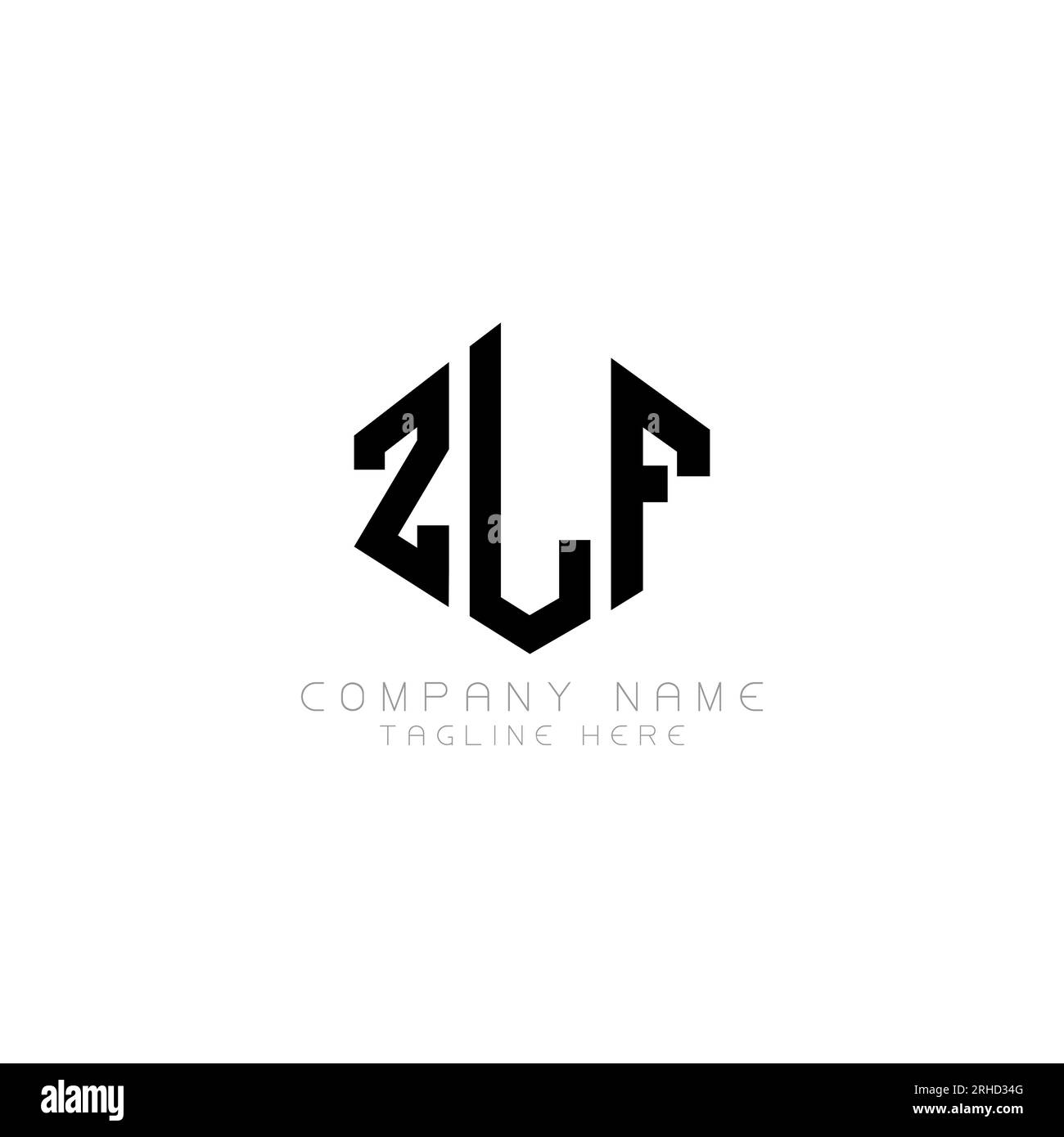 Zlf logo design hi-res stock photography and images - Alamy