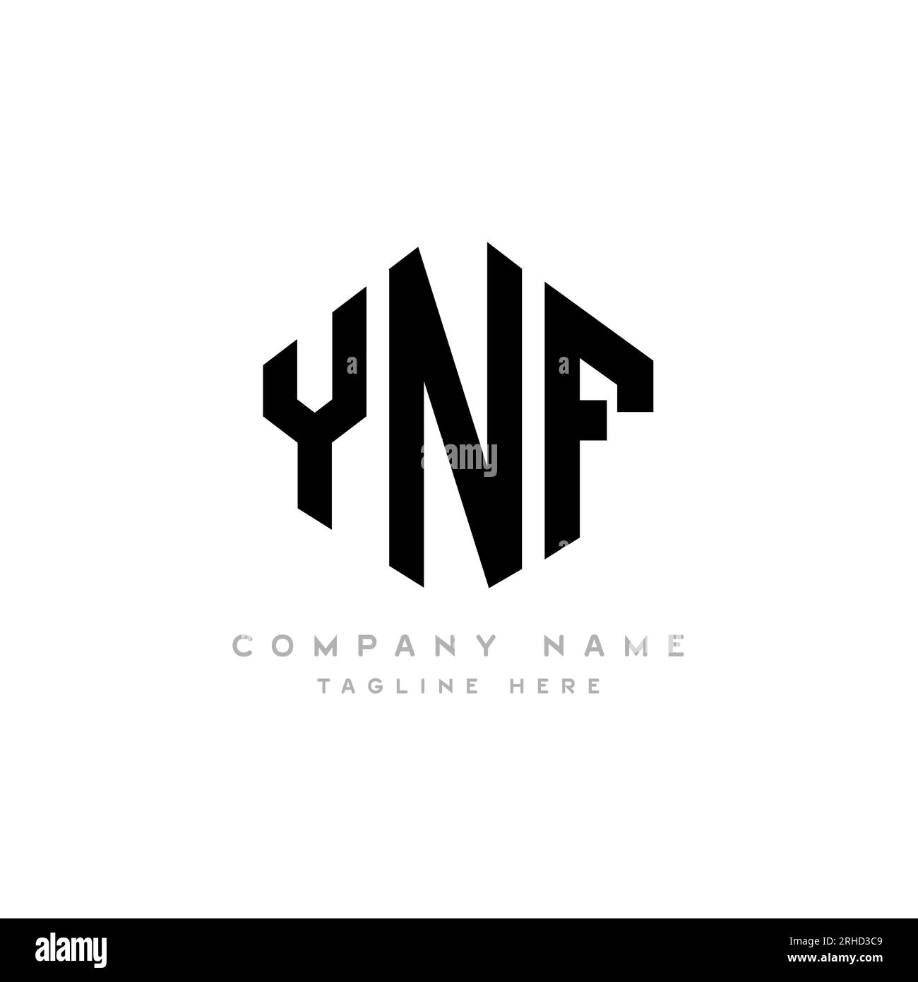 Ynf logo design hi-res stock photography and images - Alamy