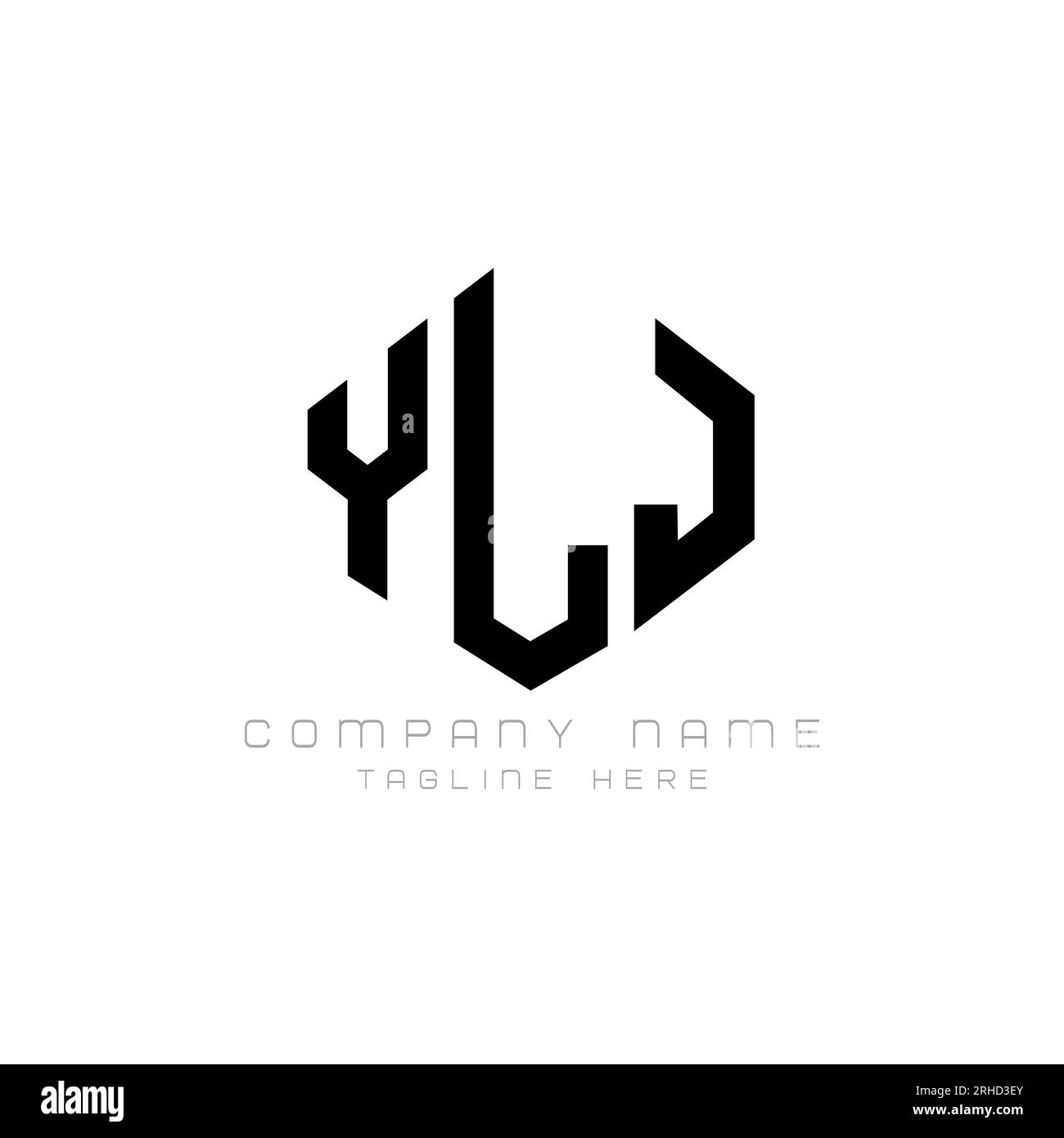 Ylj logo design hi-res stock photography and images - Alamy