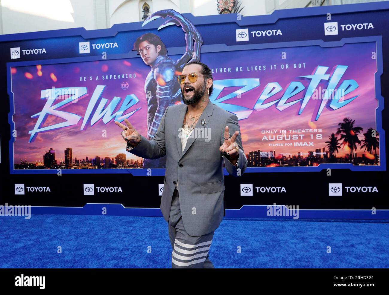 Director Angel Manuel Soto poses at a screening of the film "Blue ...