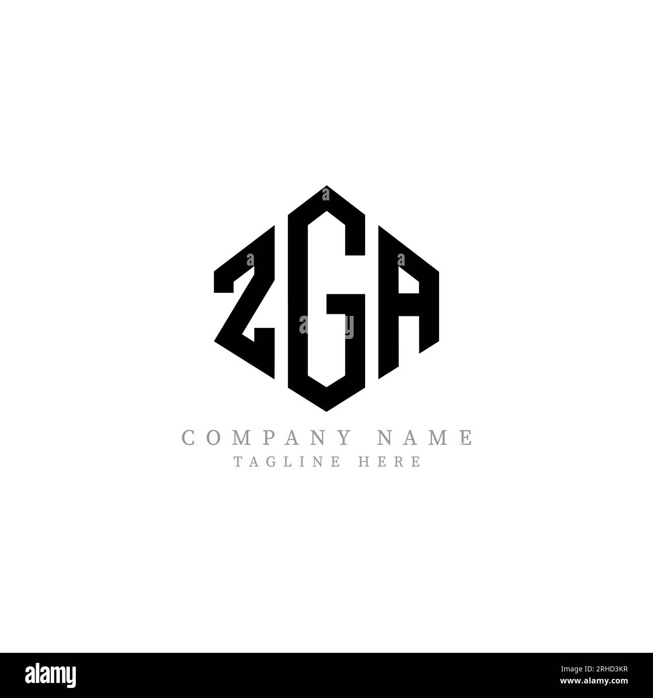 Zga logo design hi-res stock photography and images - Alamy