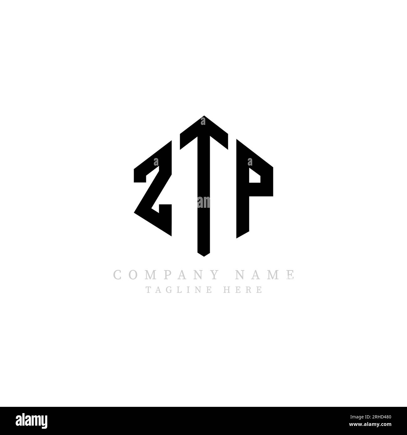 Ztp logo design Cut Out Stock Images & Pictures - Alamy