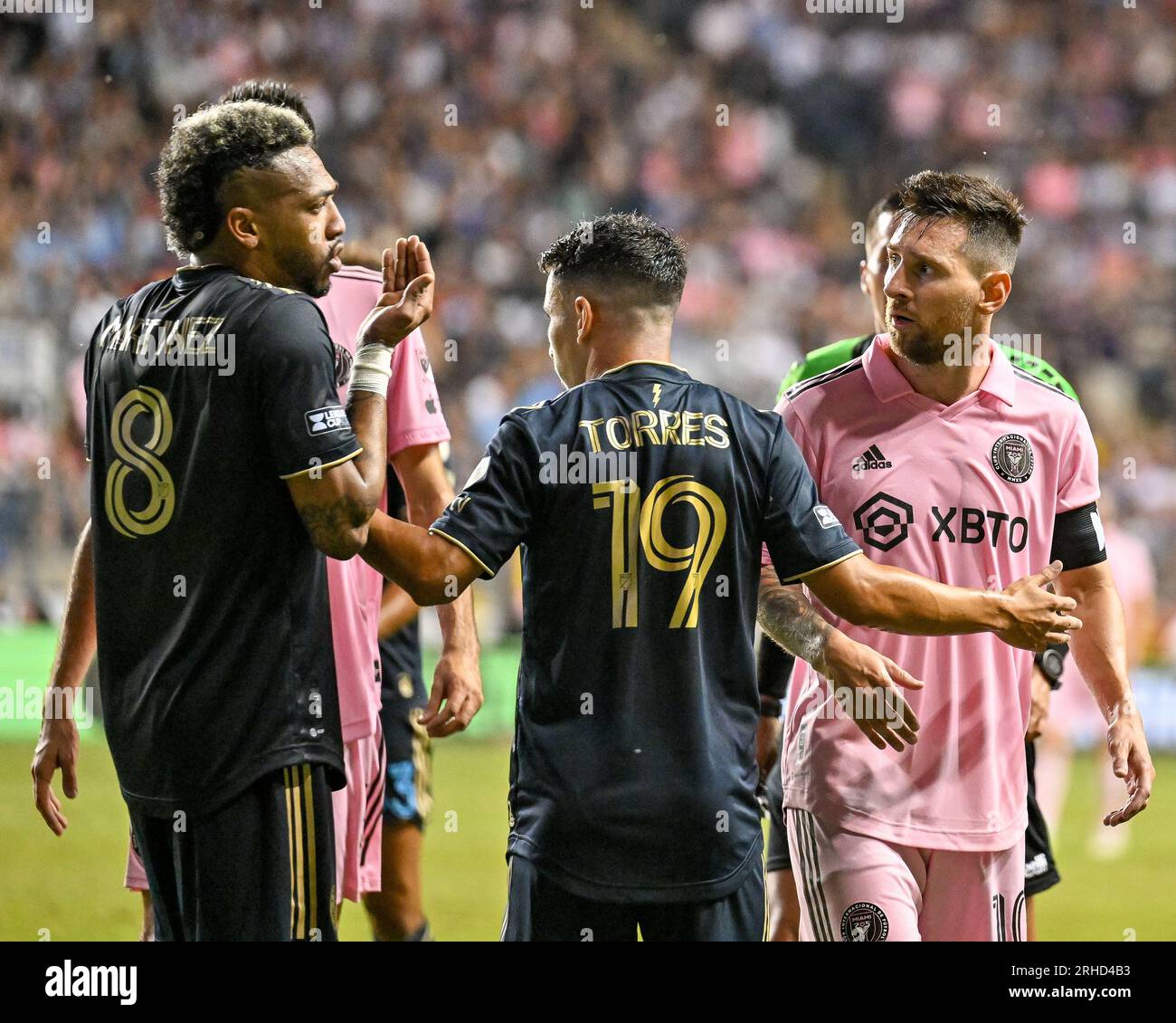 Lionel messi pink kit hi-res stock photography and images - Alamy