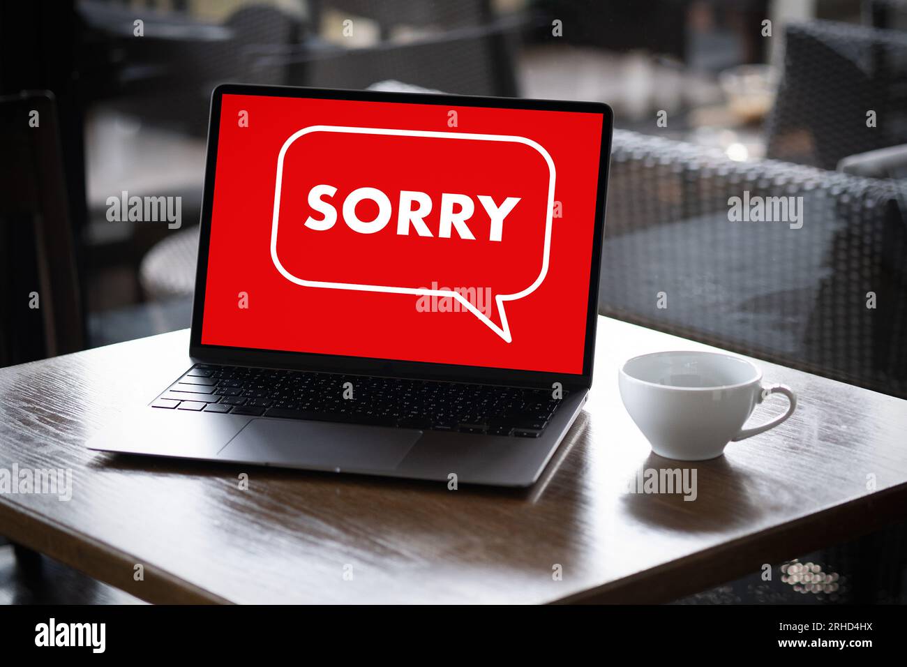 SORRY word concept message to sad i made a mistake unhappy person ...