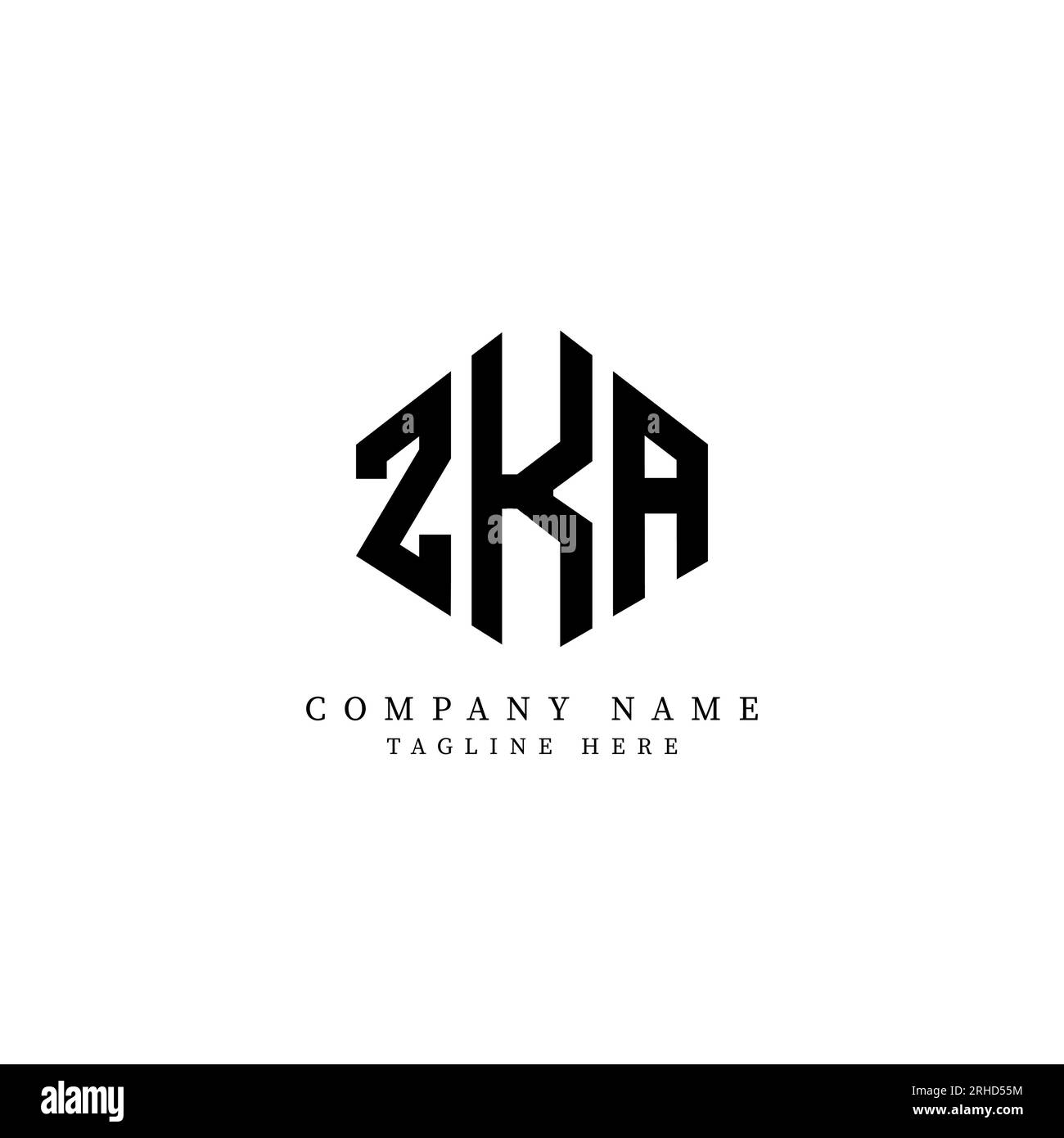 Zka font Stock Vector Images - Alamy