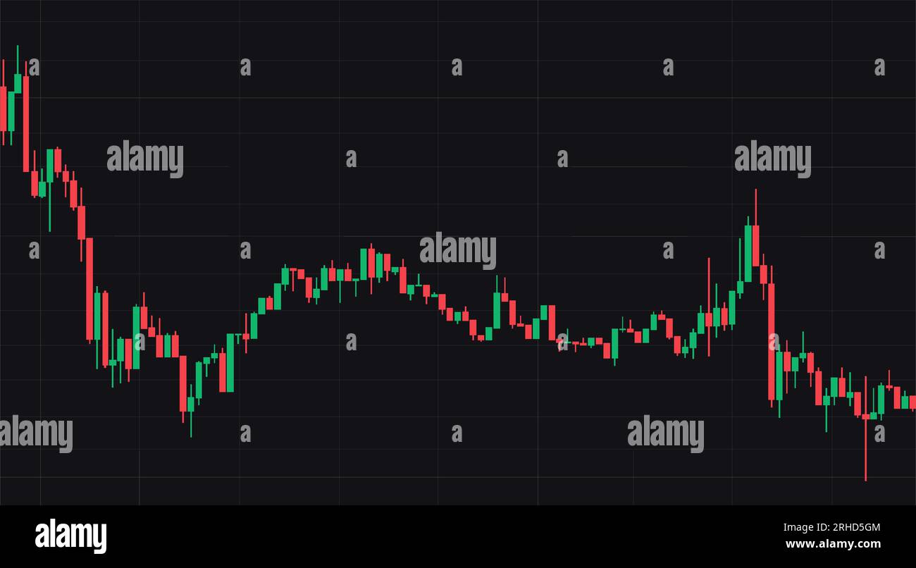 Forex trading graph in graphic concept suitable for financial ...