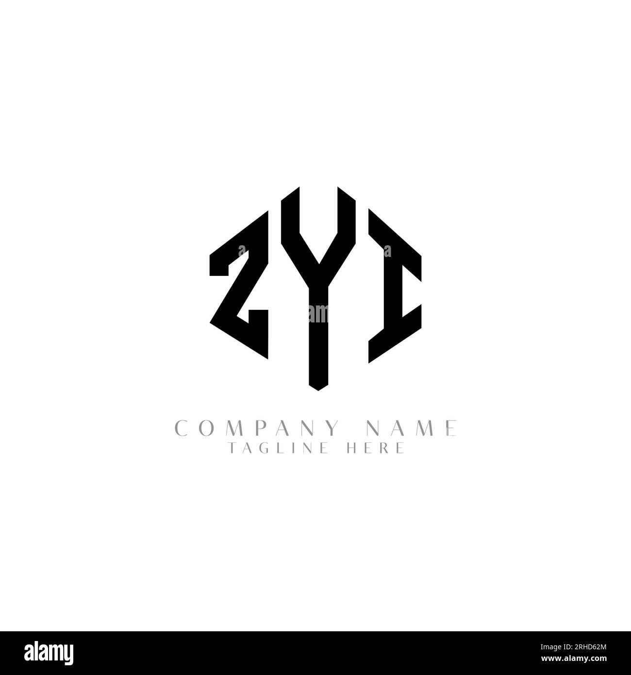 Zyi logo design hi-res stock photography and images - Alamy