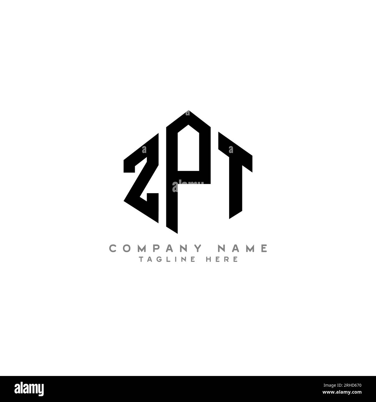 Zpt logo design hi-res stock photography and images - Alamy