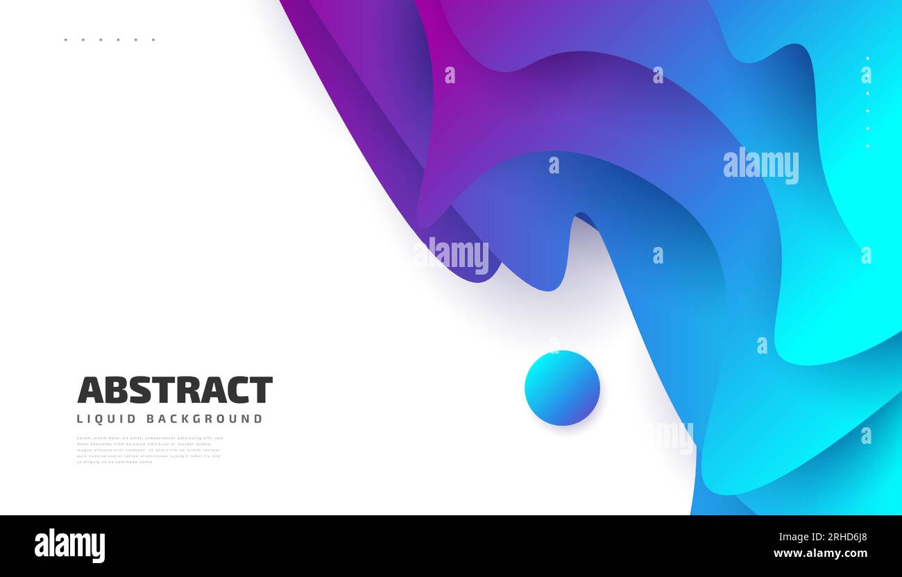 Modern Abstract Background Design Template with Colorful Fluid and ...