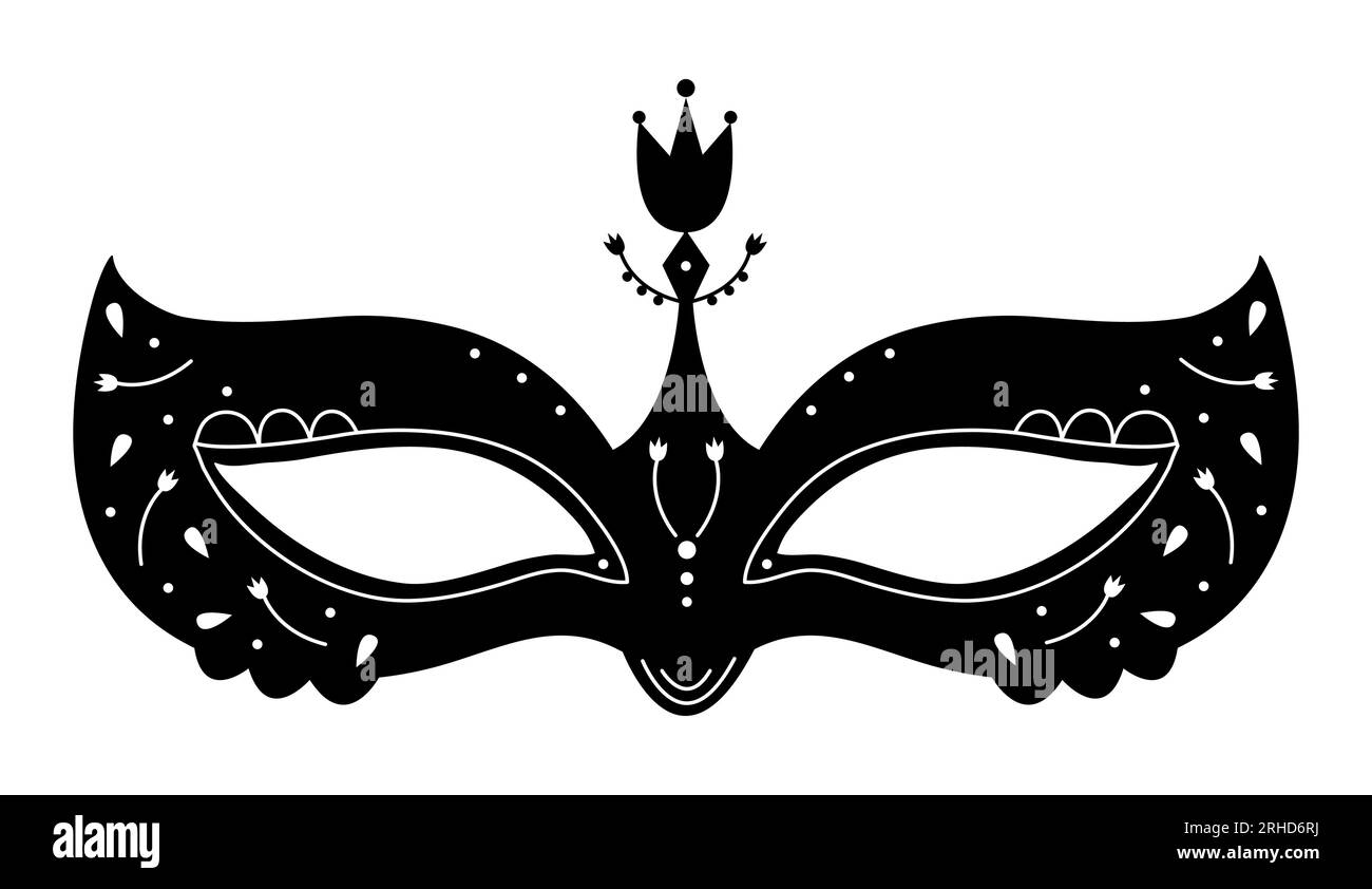 Face masquerade Stock Vector Images - Alamy