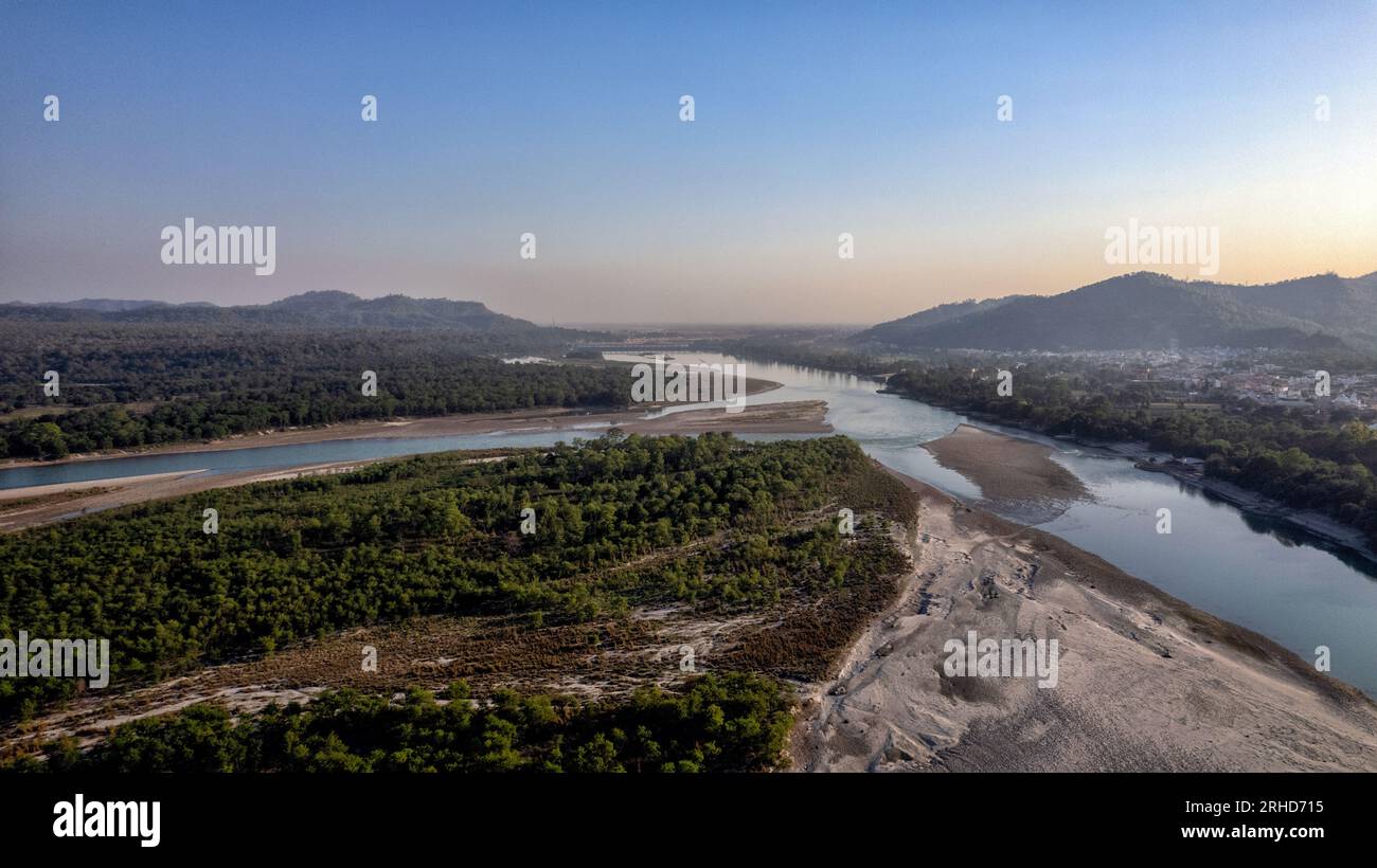 Haridwar, India, Amazing view at Haridwar, People taking bath in Har ki ...