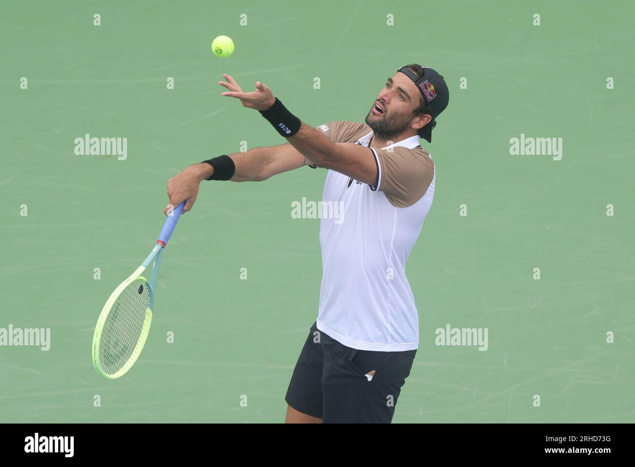 Mason, OH, USA. 14th Aug, 2023. Western and Southern Open Tennis, Mason, OH - Matteo Berrettini ...
