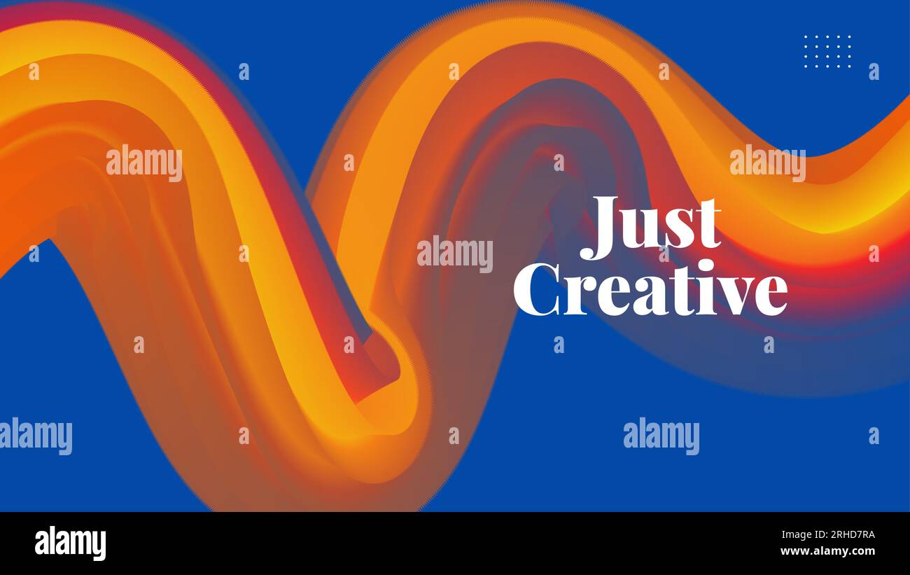 3D Abstract Fluid Background. Colorful Wave Shapes. Liquid Background ...