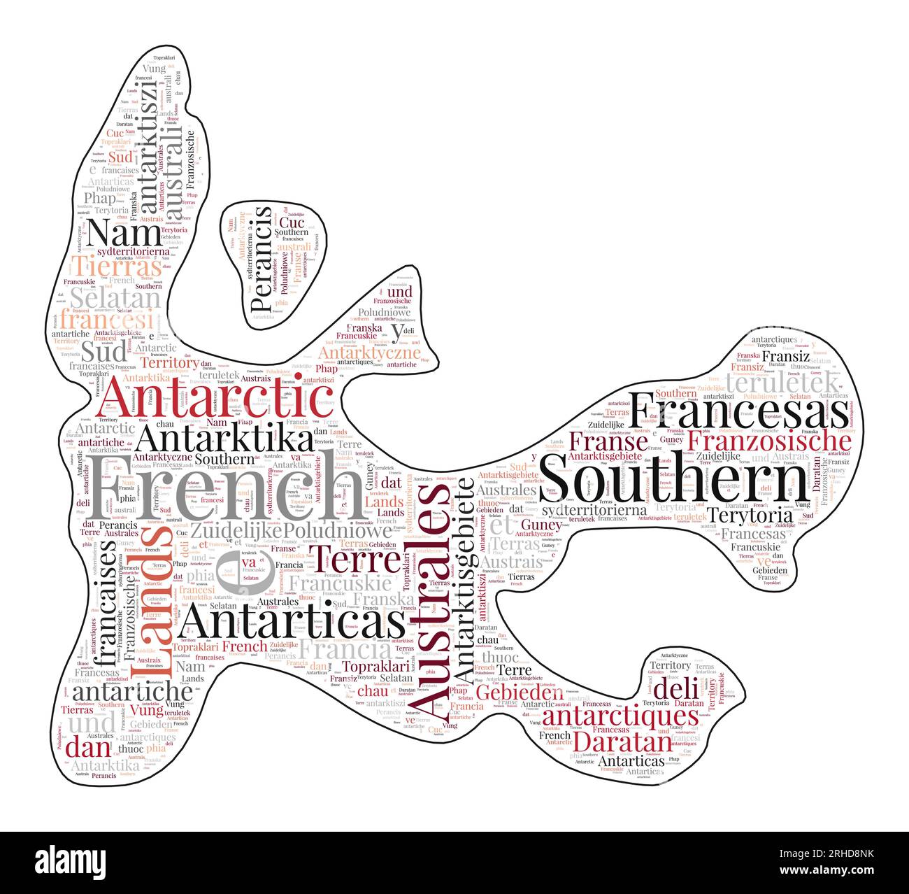 Antarctica wordcloud hi-res stock photography and images - Alamy