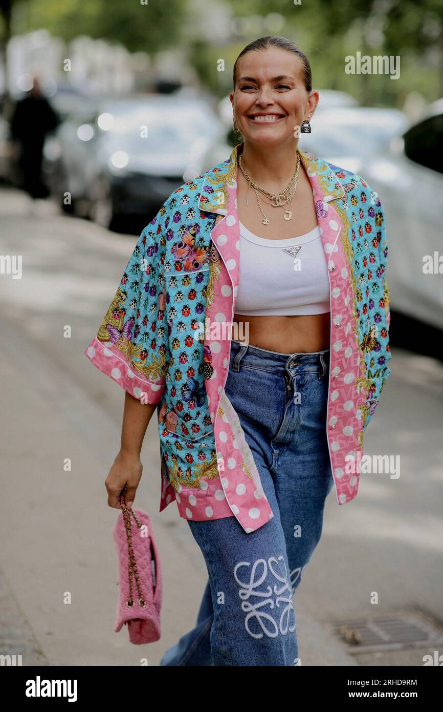 Copenhagen, Denmark. 10th Aug, 2023. Street style, Janka Polliani ...