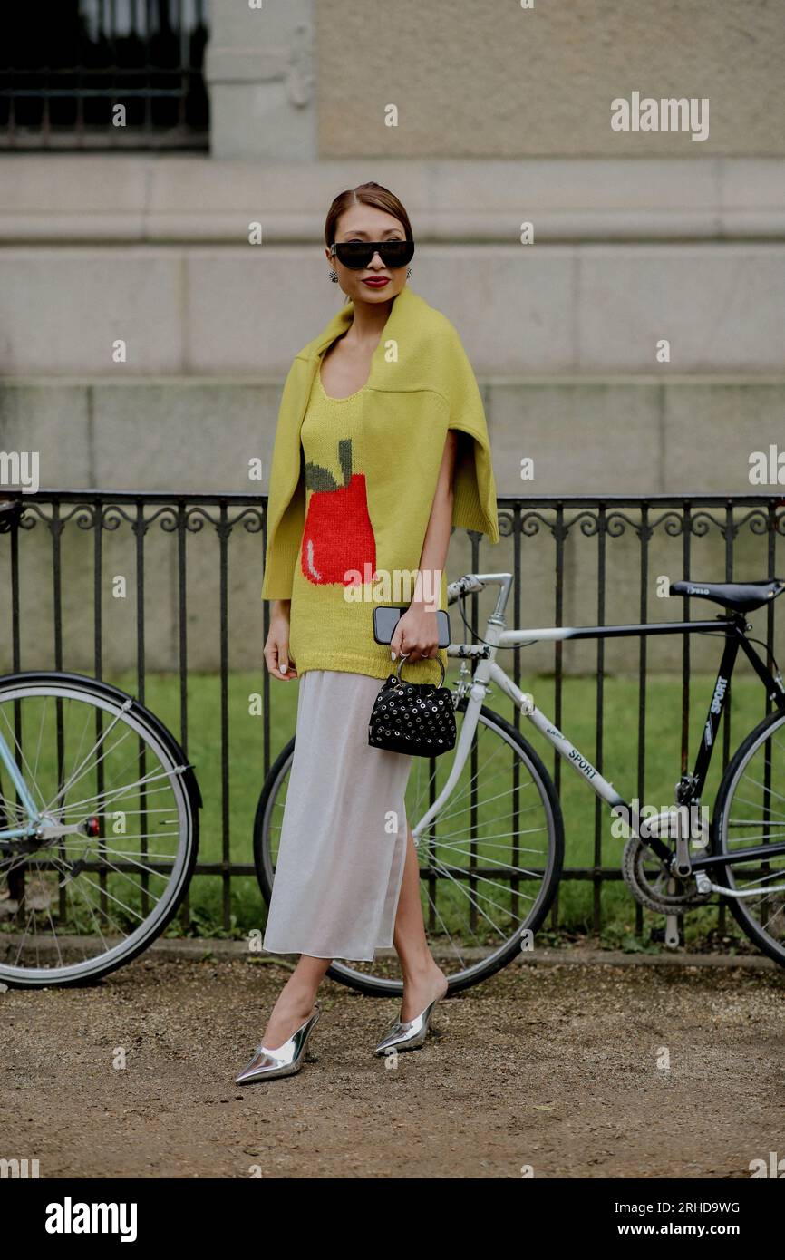 Copenhagen, Denmark. 10th Aug, 2023. Street style, Rosana Chloe Lai ...