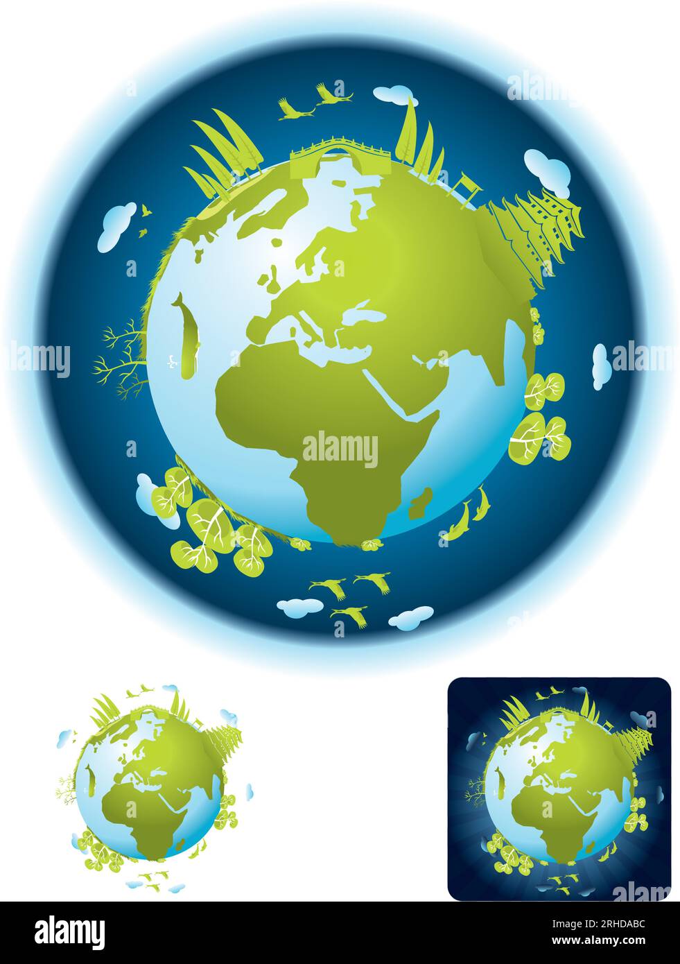 Leaf small tiny little Stock Vector Images - Alamy