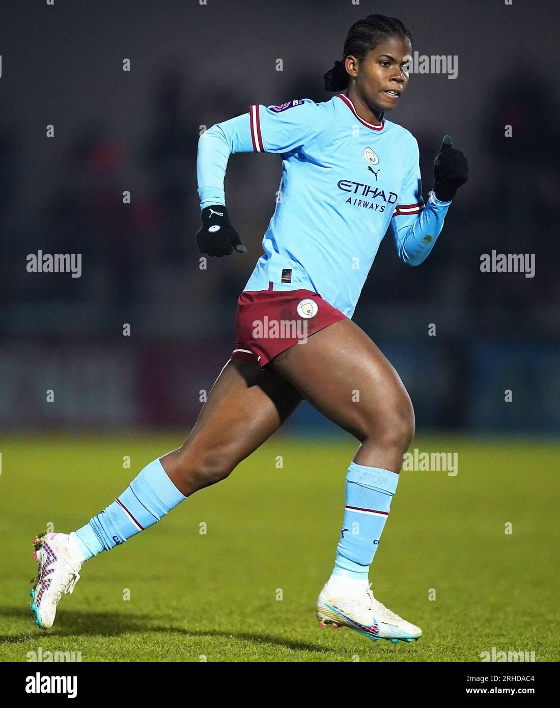 File photo dated 08-02-2023 of Manchester City's Khadija Shaw. The 31 ...