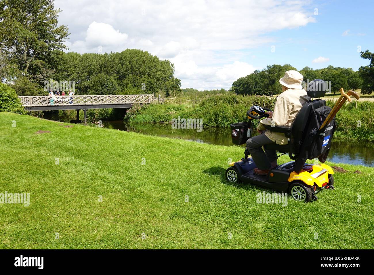 Mobility scooter elderly man hi-res stock photography and images - Alamy