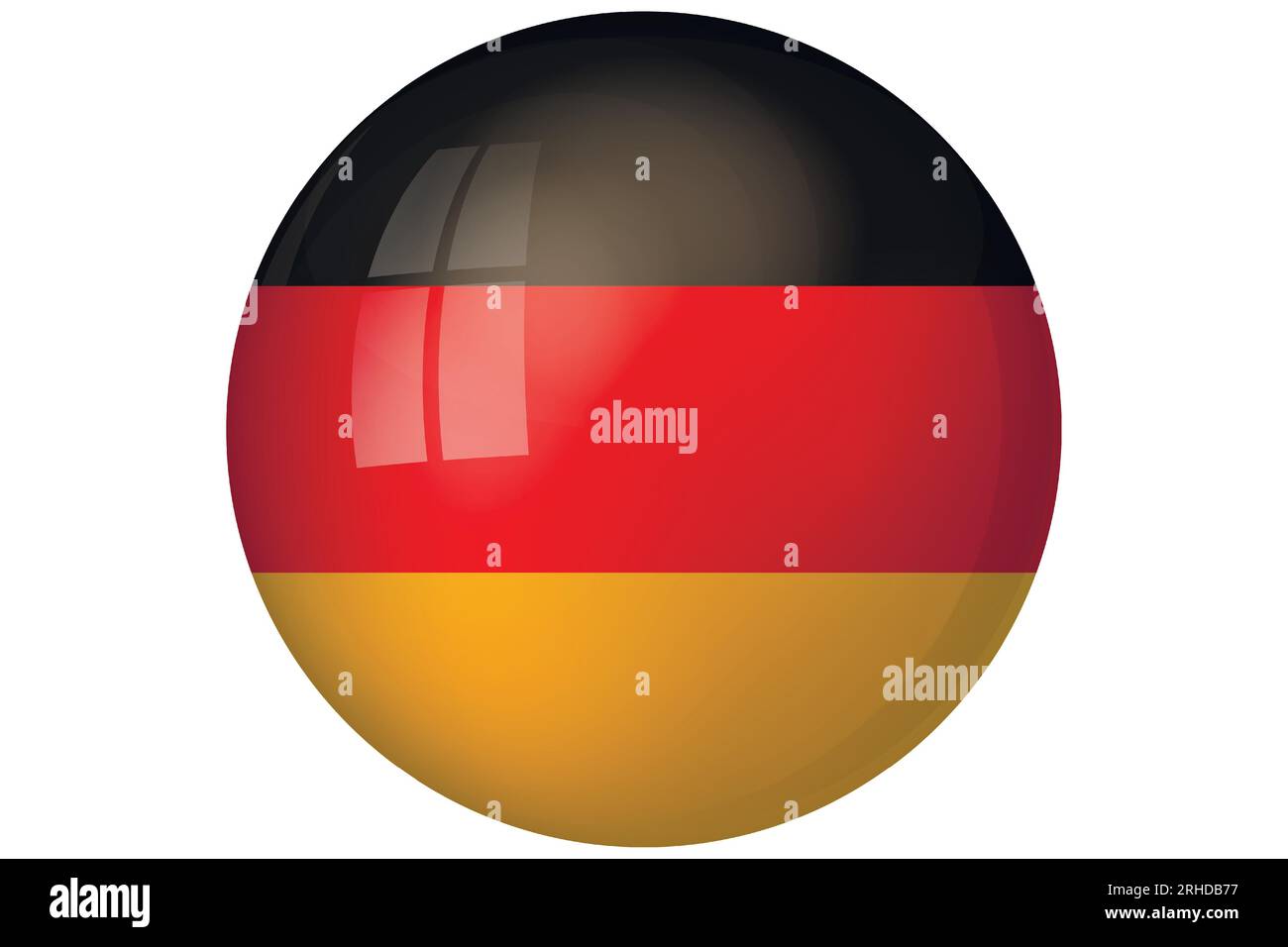 Flag of Germany. German national symbol in official colors. Template ...