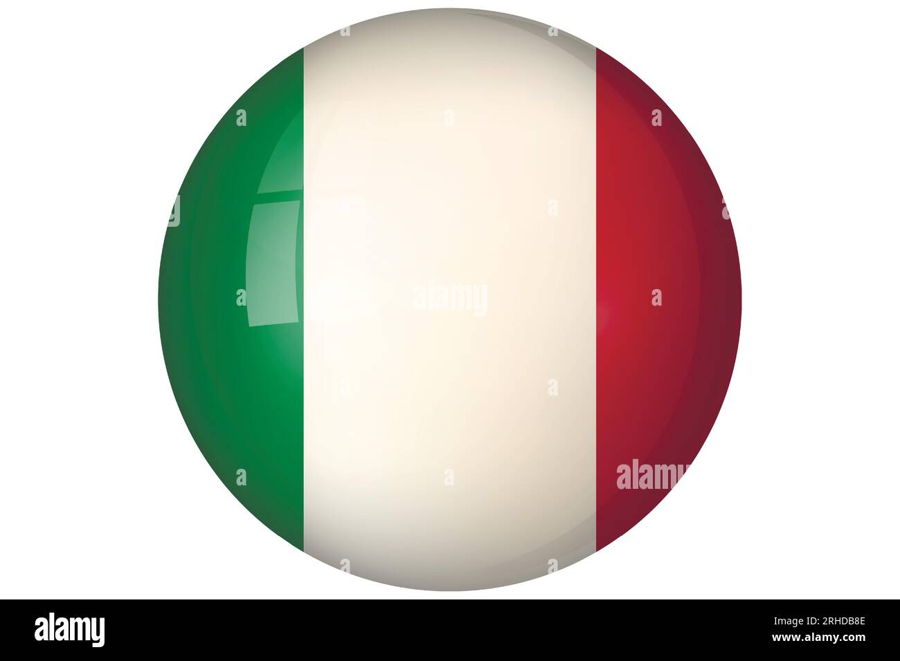Flag of Italy. Italian national symbol in official colors. Template ...