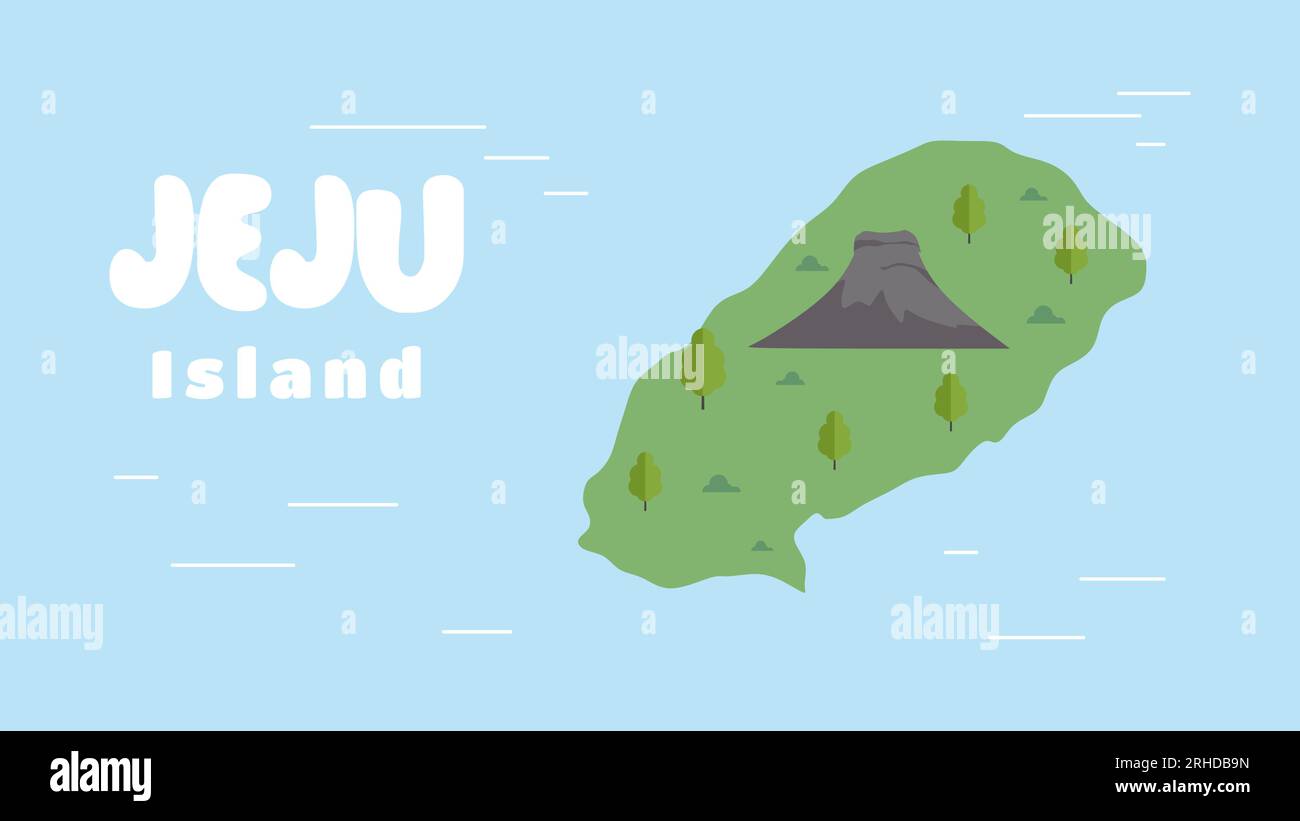 Jeju map hi-res stock photography and images - Alamy