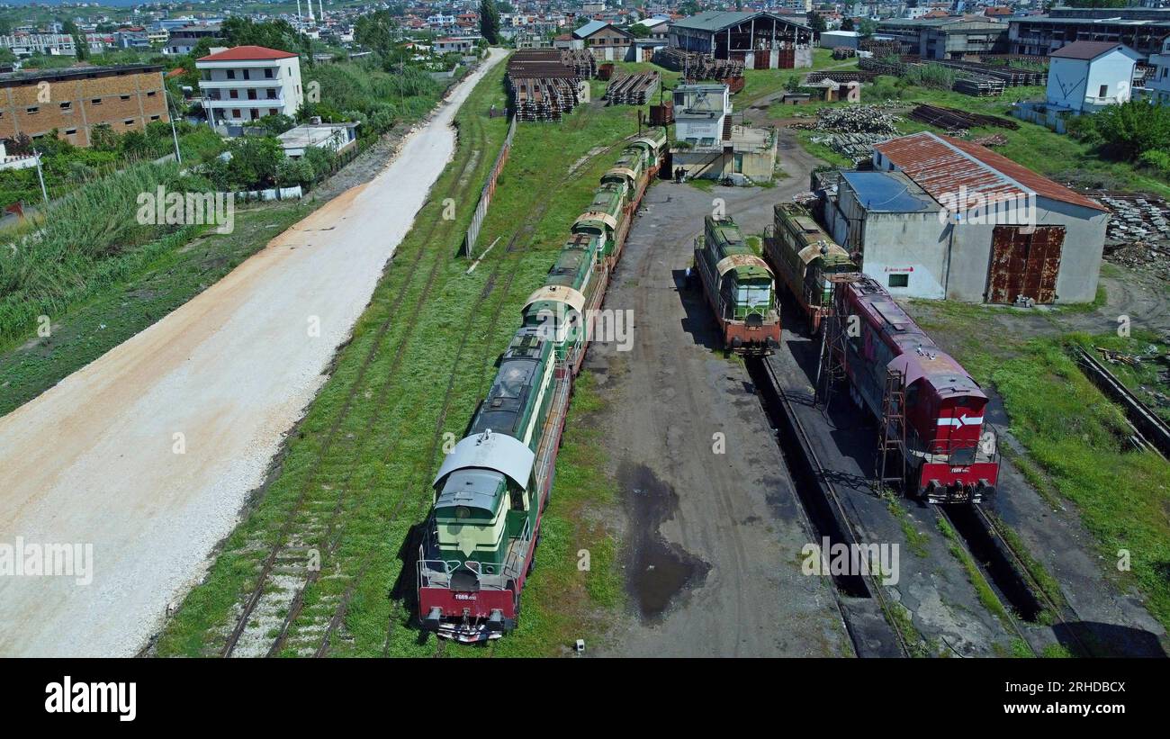 Ex Czech Railways CKD diesel locomotives at the Shkozet Depot of ...